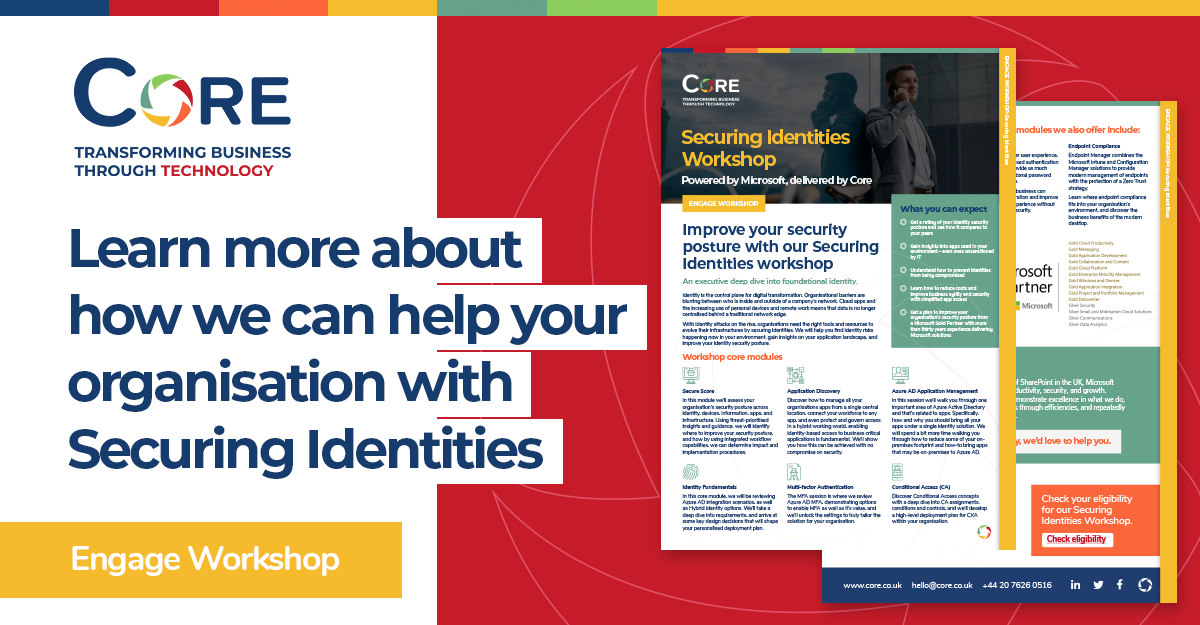 Identity Security Workshop - Strengthen Access Controls